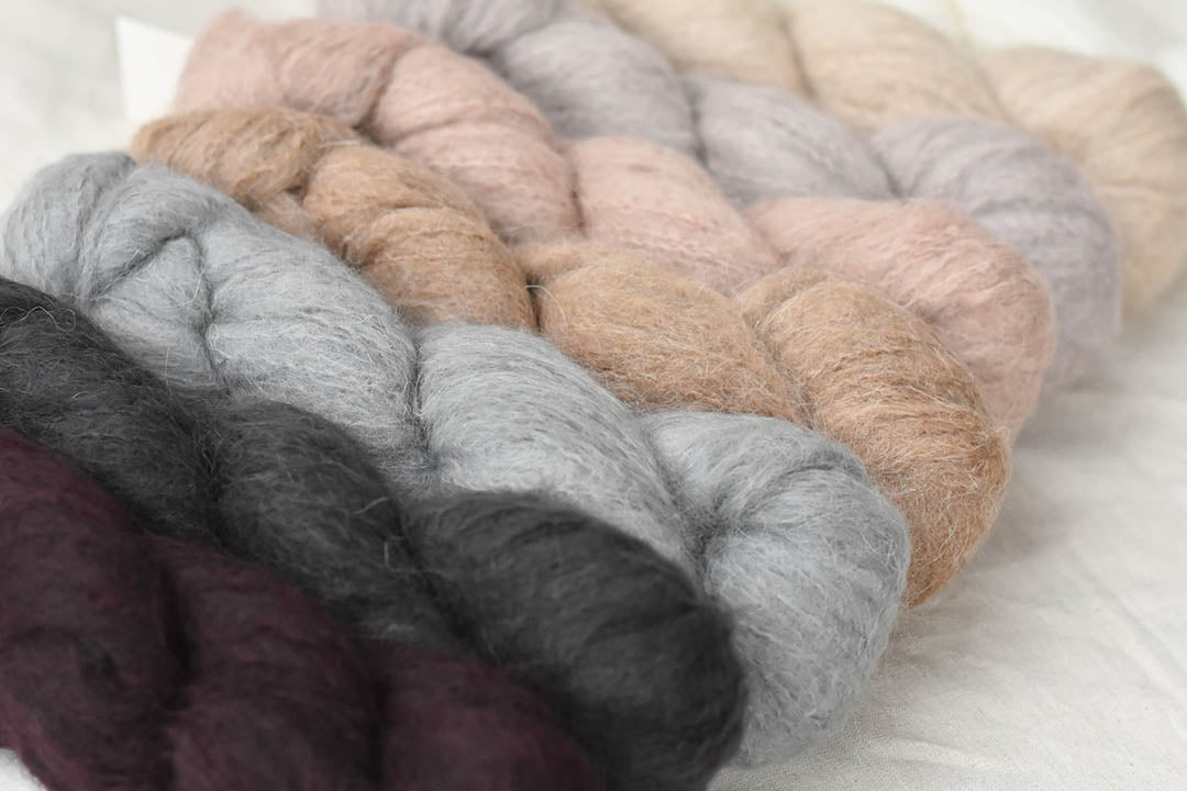 New yarn from Woolfolk! Plus projects featuring Harrisville Nightshade ...