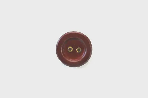 Leather Concave Buttons with Metal Rims (22mm) – Spun