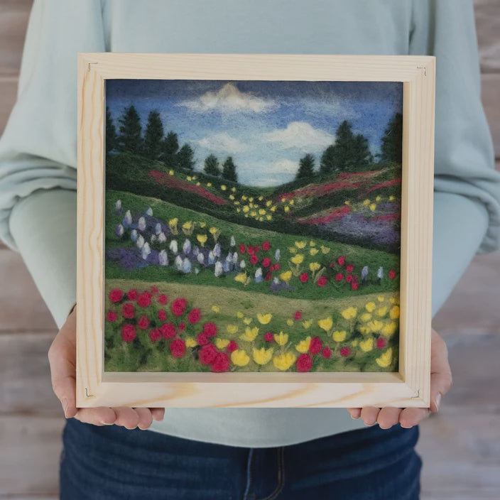Flower Fields Needle Felting Kit – Spun