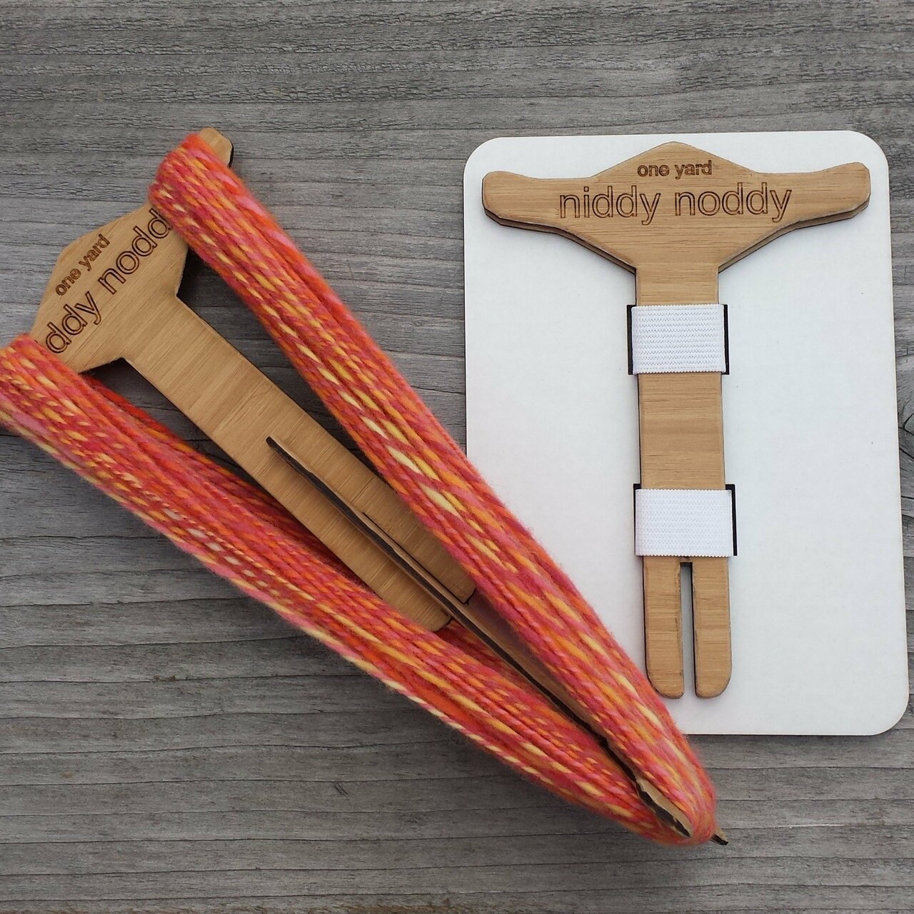 Niddy Noddy (1- and 2-yard) – Spun