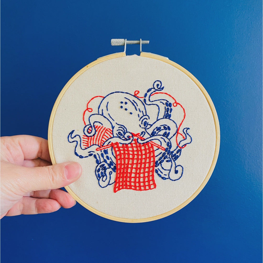 Industrious Octopus Embroidery Kit – Spun