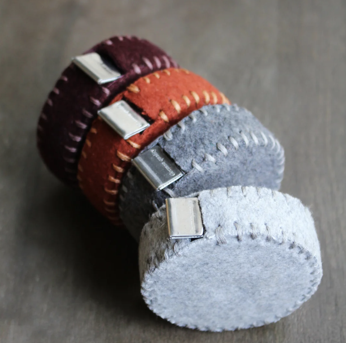 Hand-Stitched Woolen Tape Measure – Spun