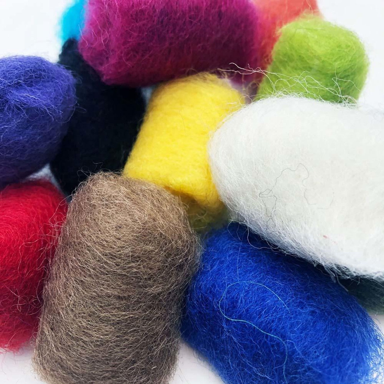 Frabjous Fibers Gumball Fibers for Felting – Spun